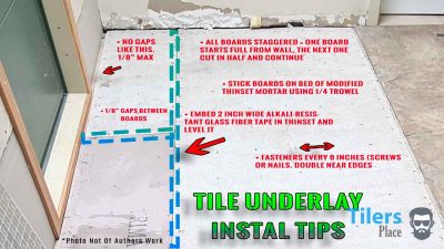Tile Backer Board Homeowners Guide | Pro Tiler Tips For DIY ️